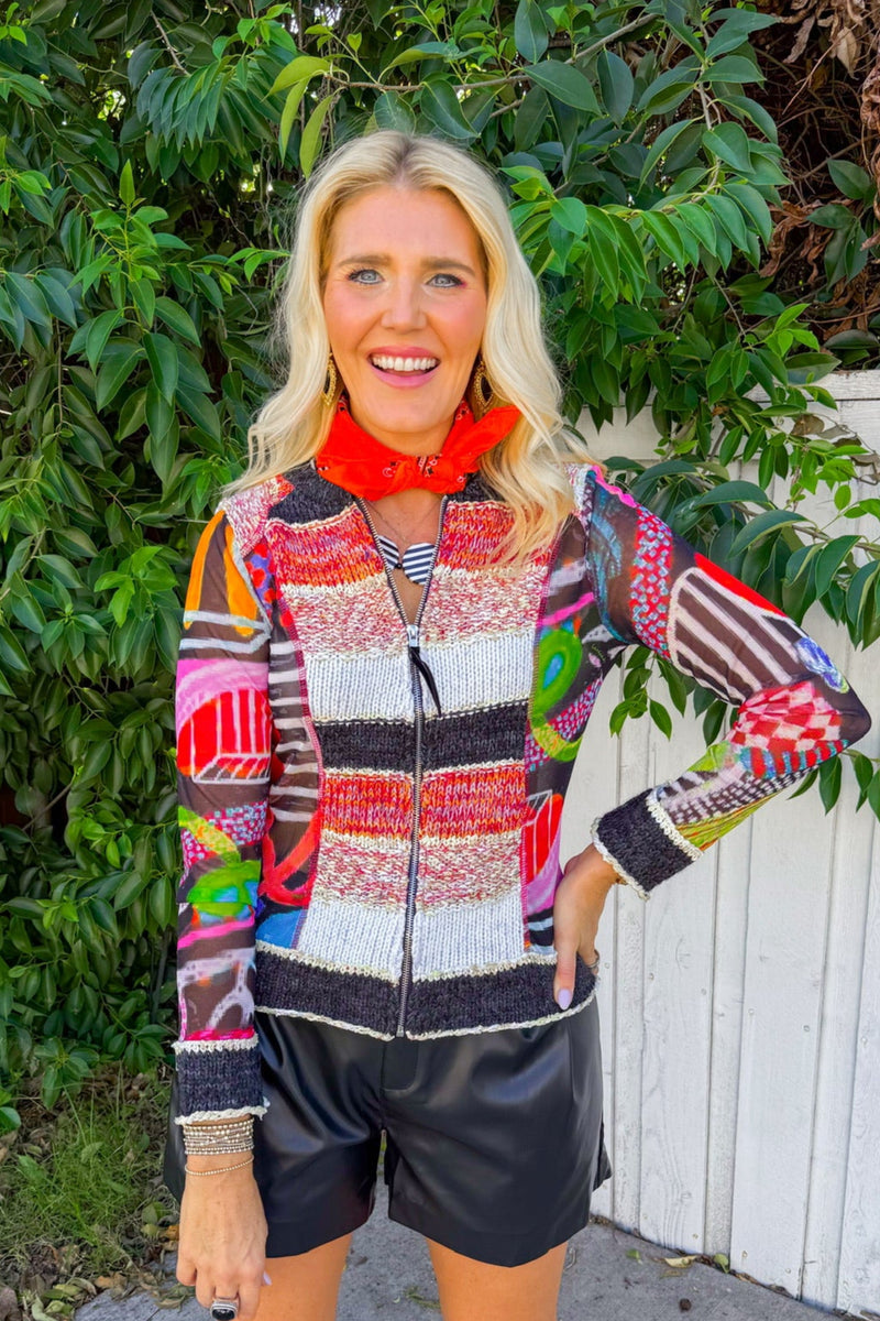 Color Blocking Jacket - Multi – Shop Southern Roots TX